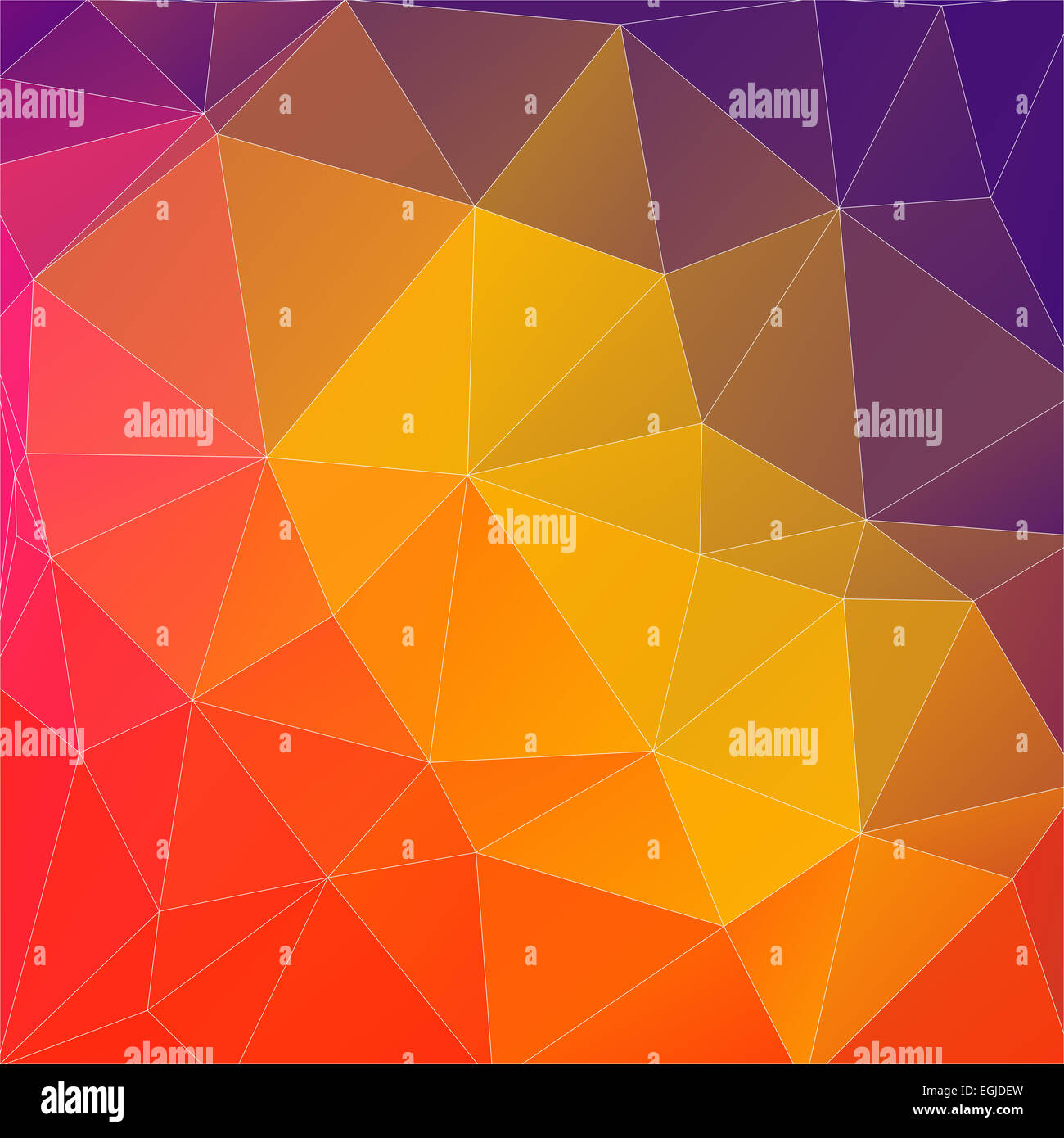 Abstract triangle mosaic gradient colorful background Stock Photo - Alamy