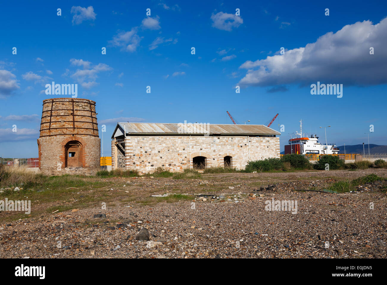 Old abandoned large vintage furnace hi-res stock photography and images ...