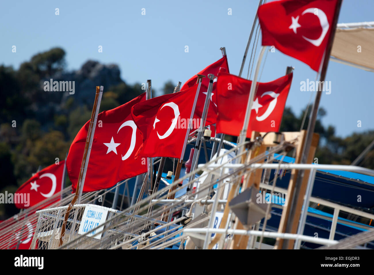 Turkey Star And Moon High Resolution Stock Photography and Images - Alamy