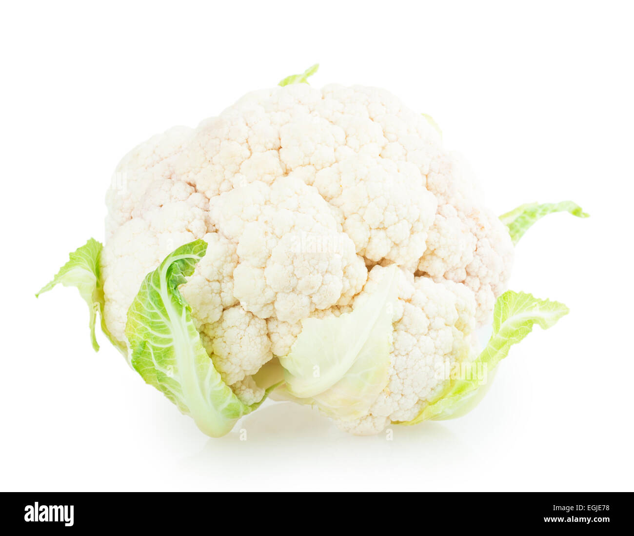 cauliflower isolated on white background Stock Photo - Alamy