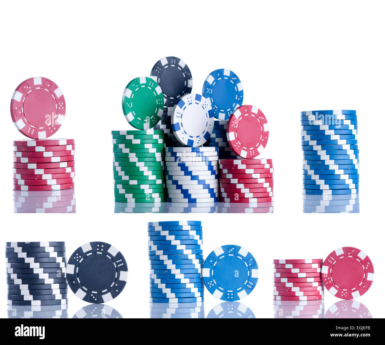 Casino chips falling hi-res stock photography and images - Alamy