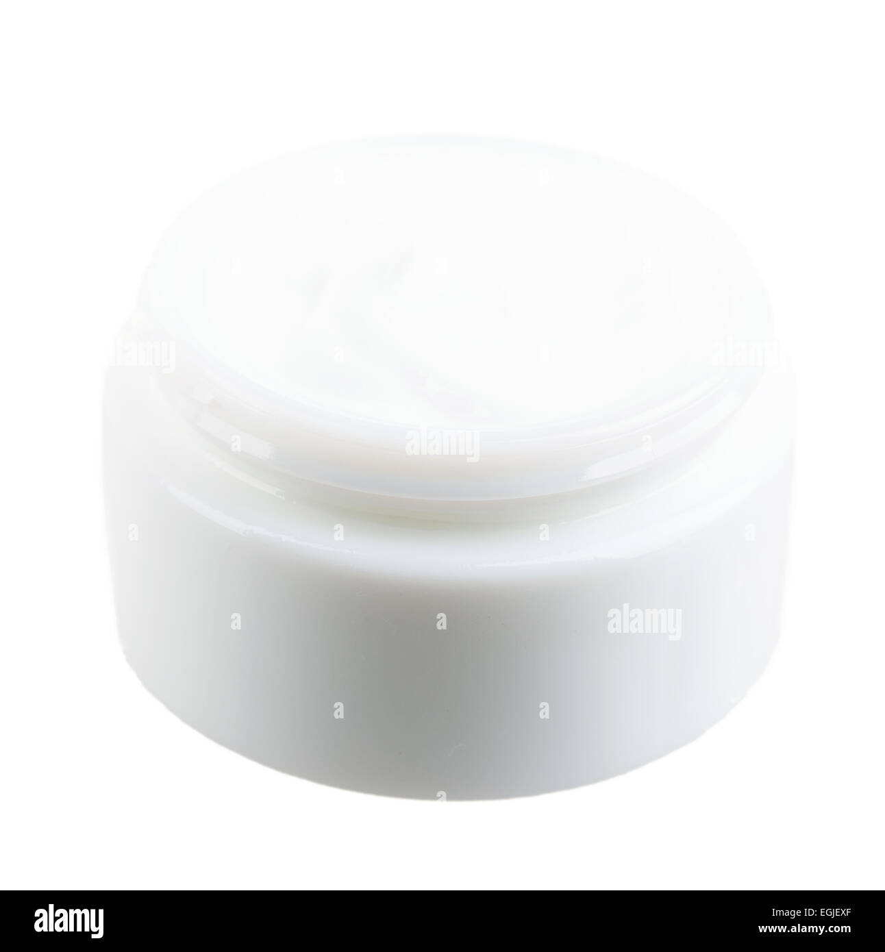 cream foam isolated on white background Stock Photo - Alamy