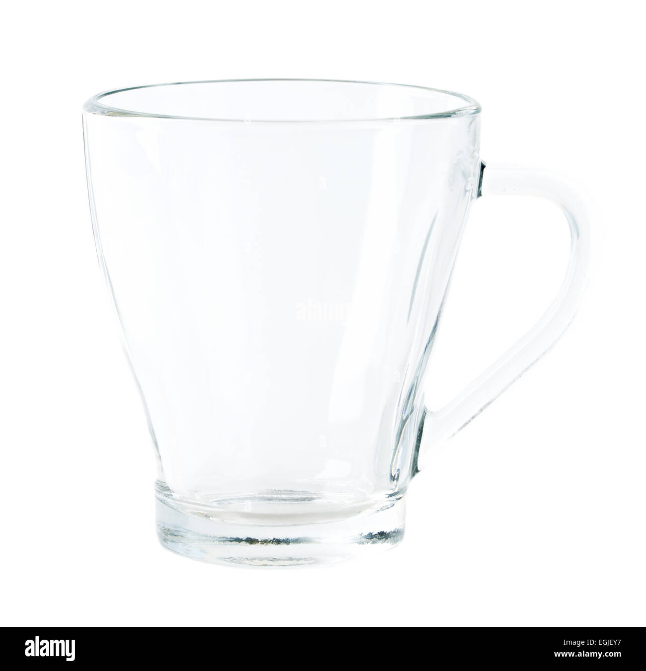 glass cup isolated on white background Stock Photo - Alamy