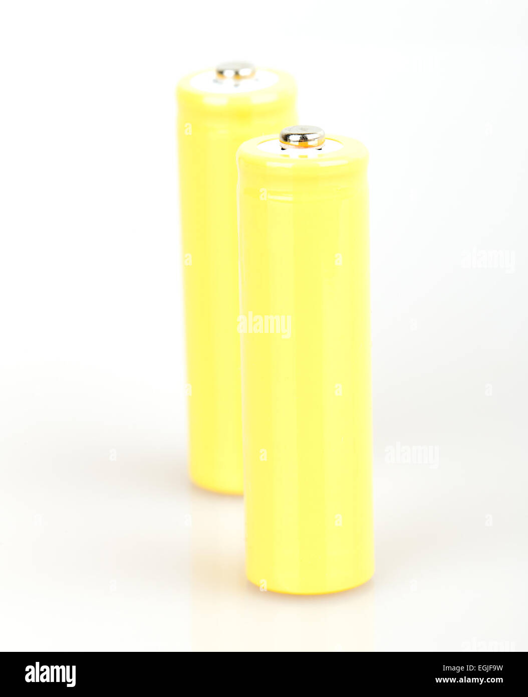 battery isolated on white background Stock Photo - Alamy