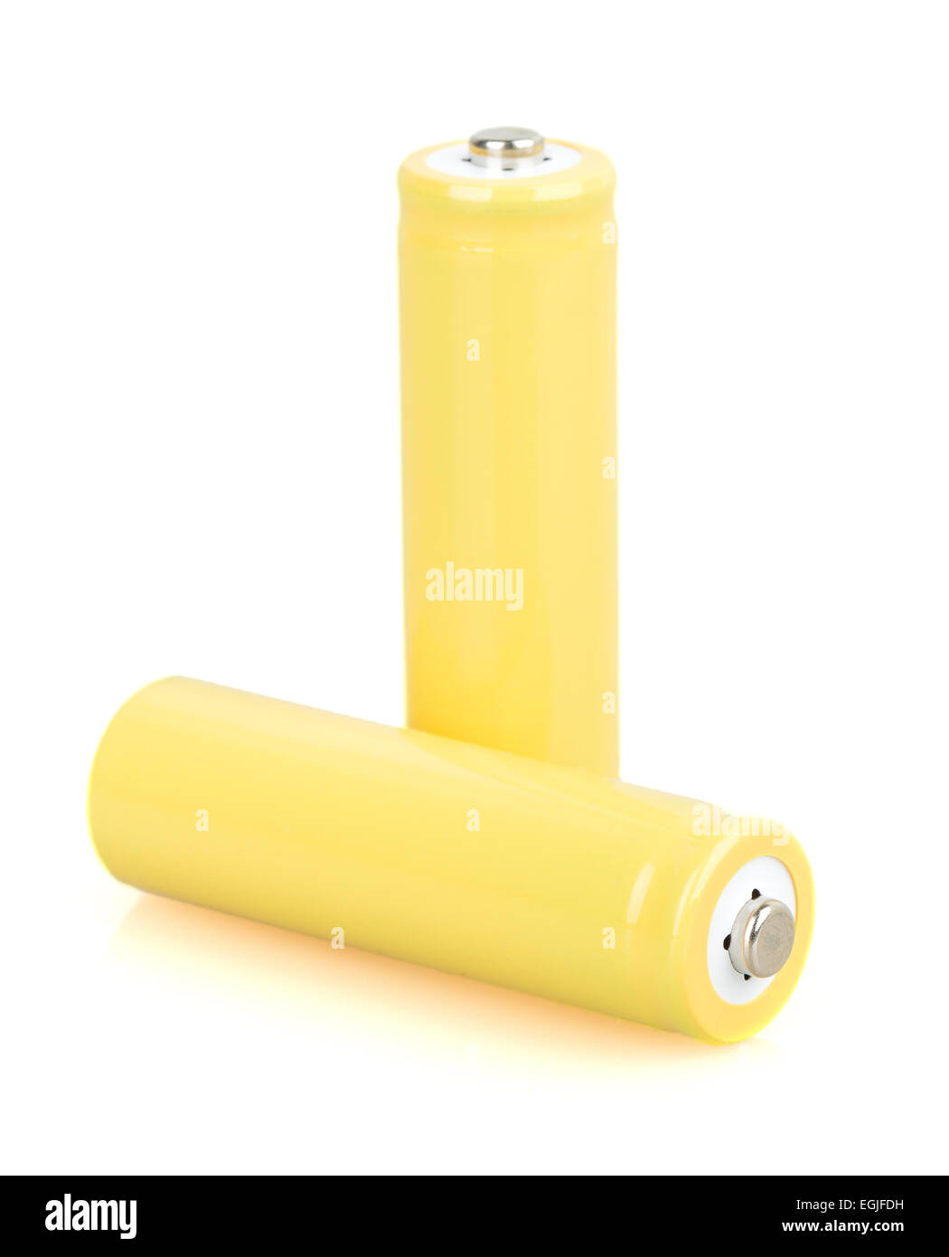 battery isolated on white background Stock Photo - Alamy