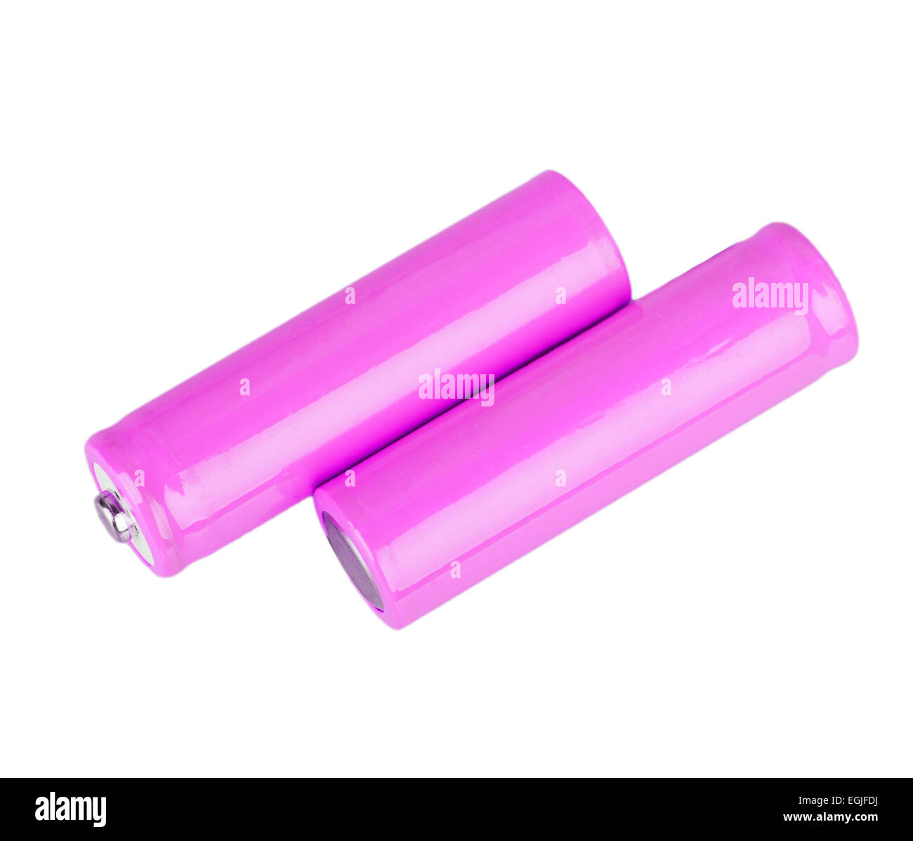 battery isolated on white background Stock Photo - Alamy