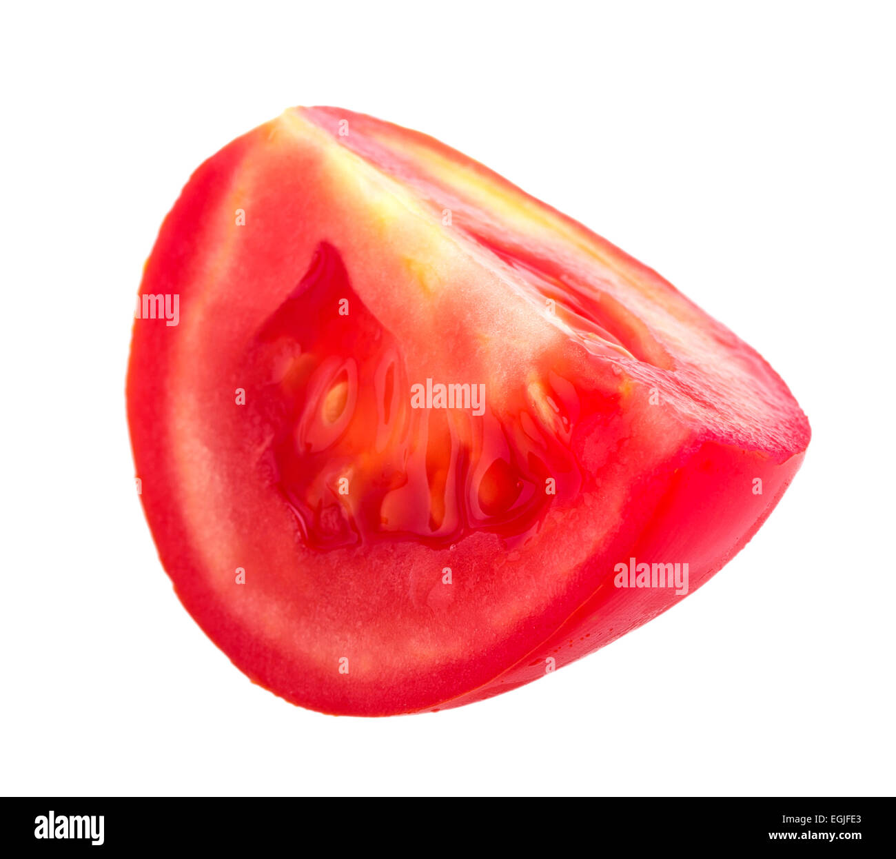 chopped tomato isolated on white background Stock Photo - Alamy