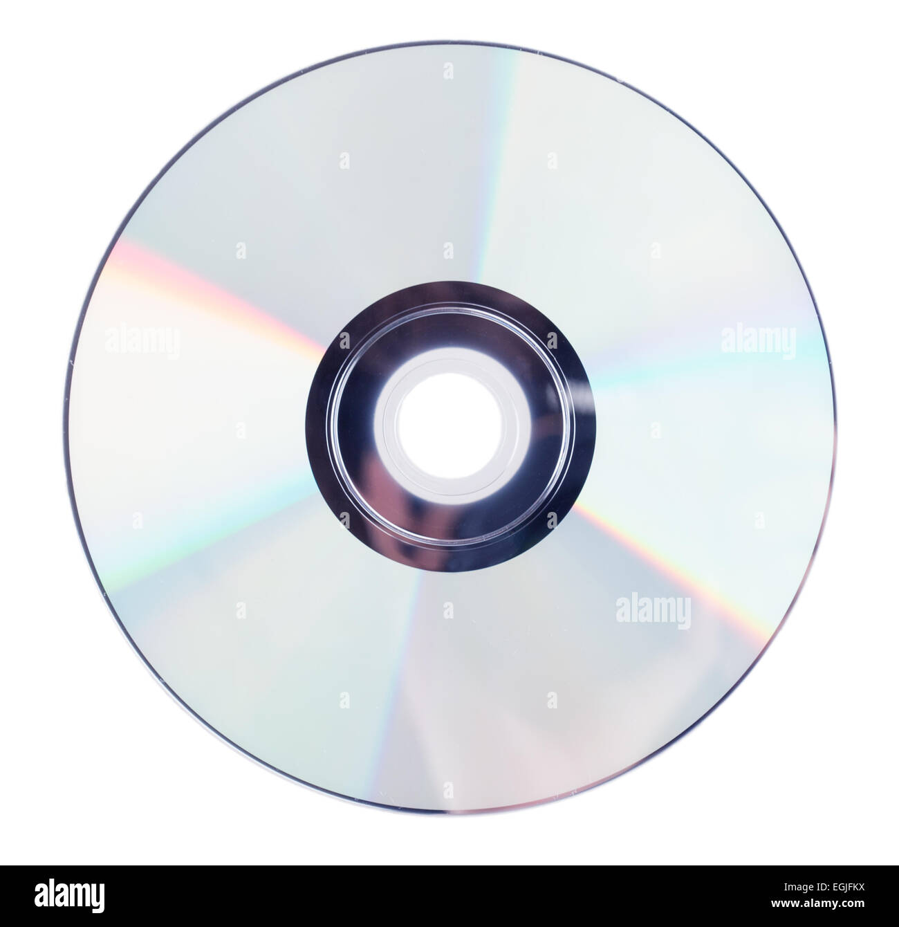 compact discs on a white background Stock Photo - Alamy