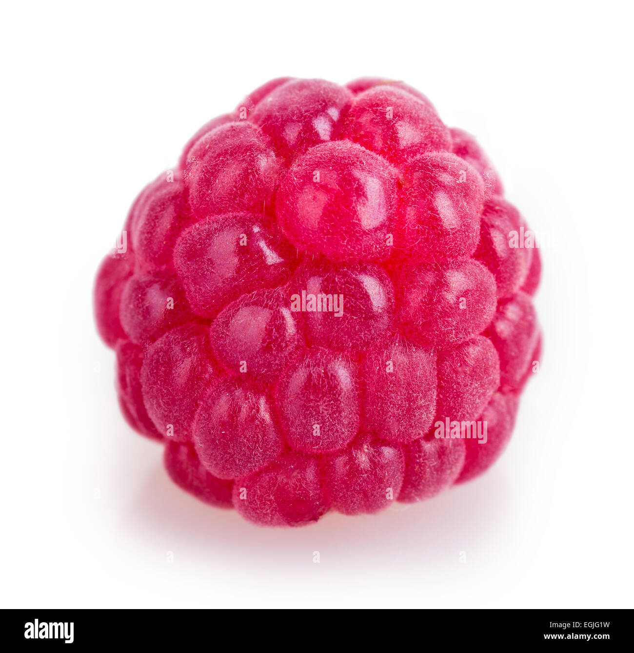 raspberries isolated on white background Stock Photo - Alamy