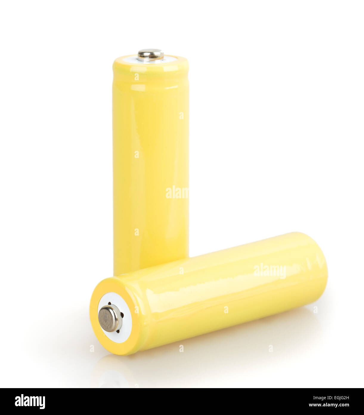 battery isolated on white background Stock Photo - Alamy