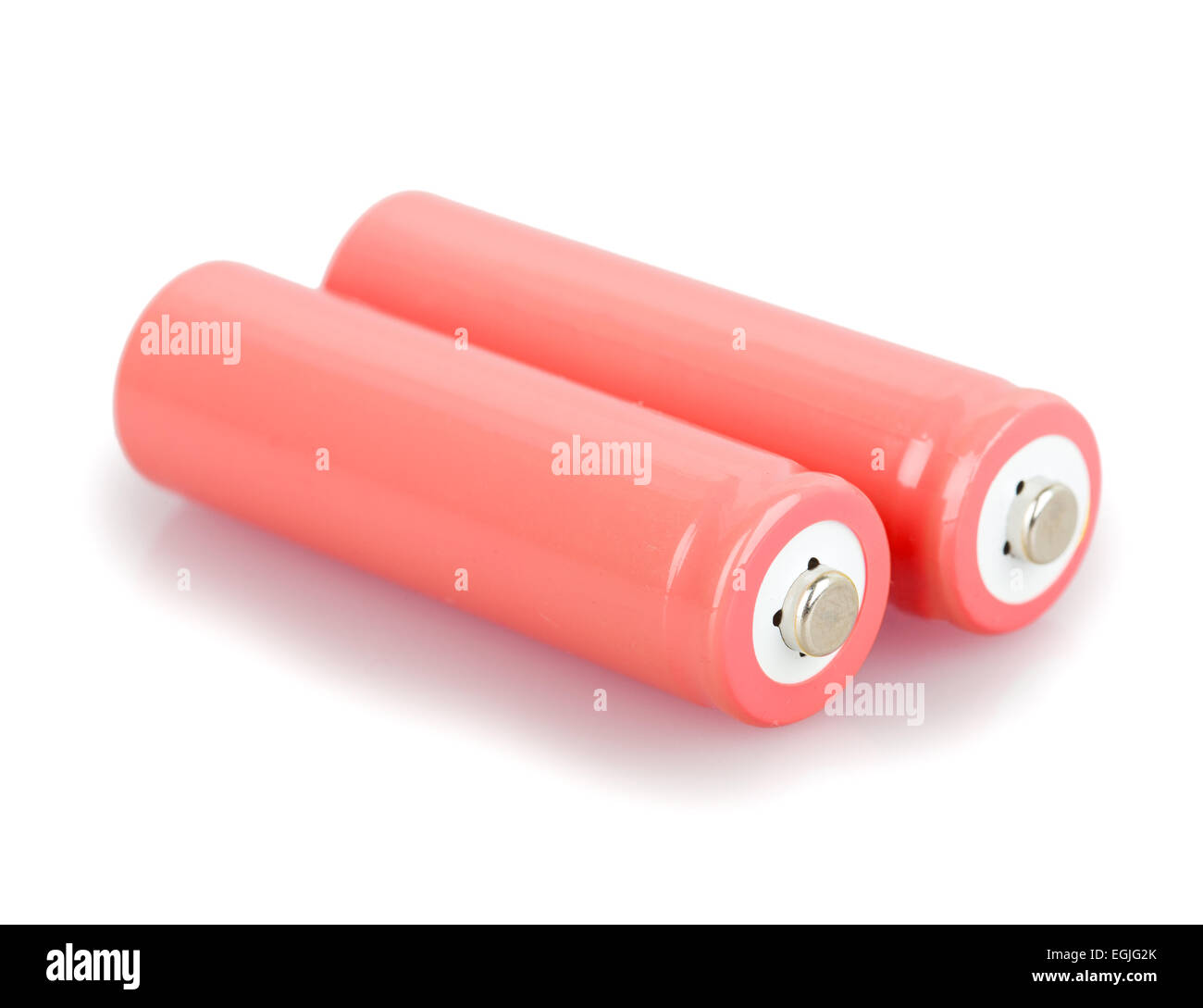 battery isolated on white background Stock Photo - Alamy