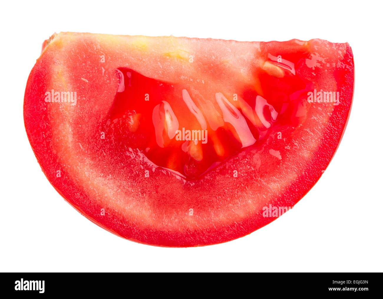 chopped tomato isolated on white background Stock Photo - Alamy