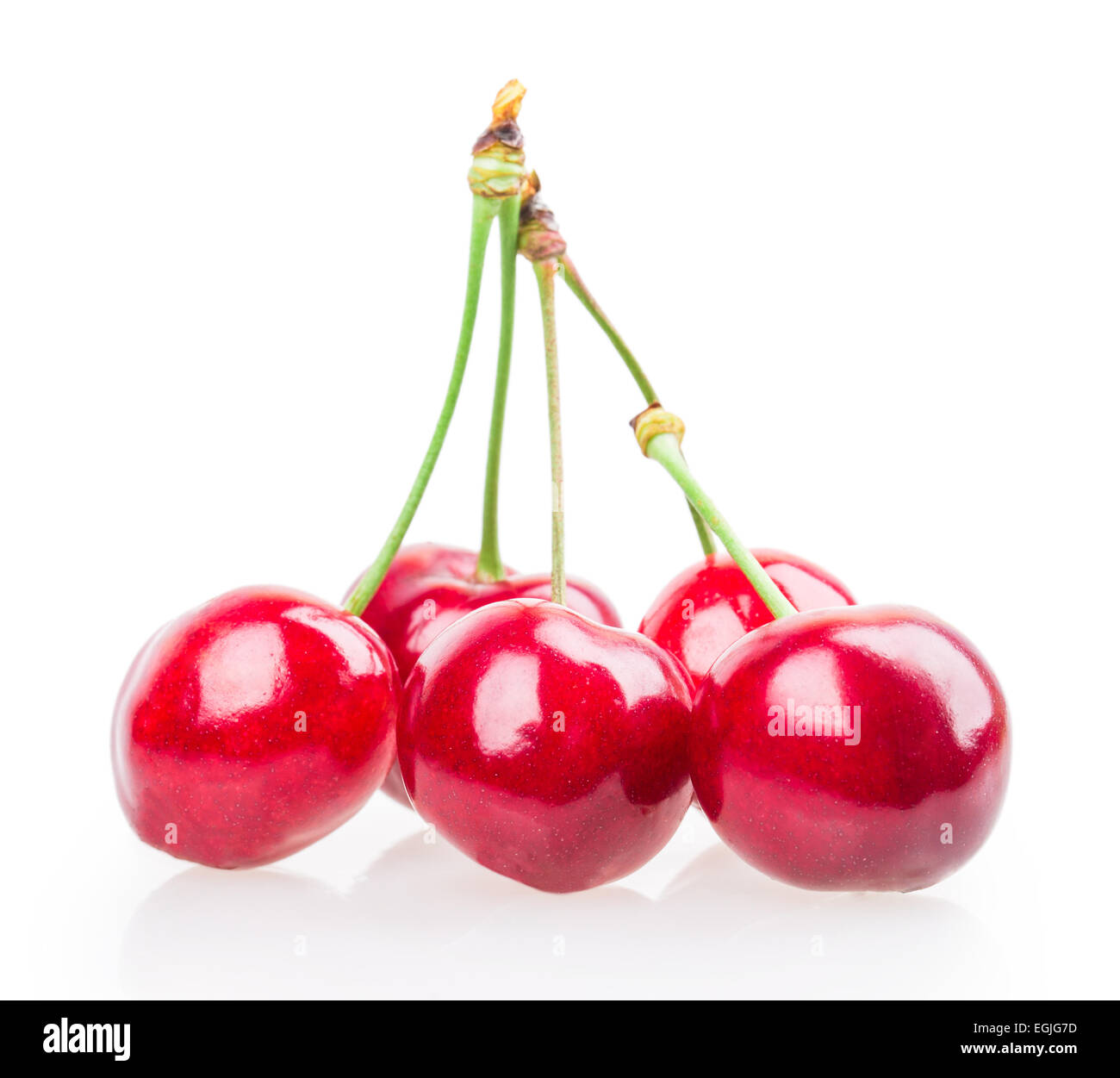 cherry isolated on white background Stock Photo - Alamy