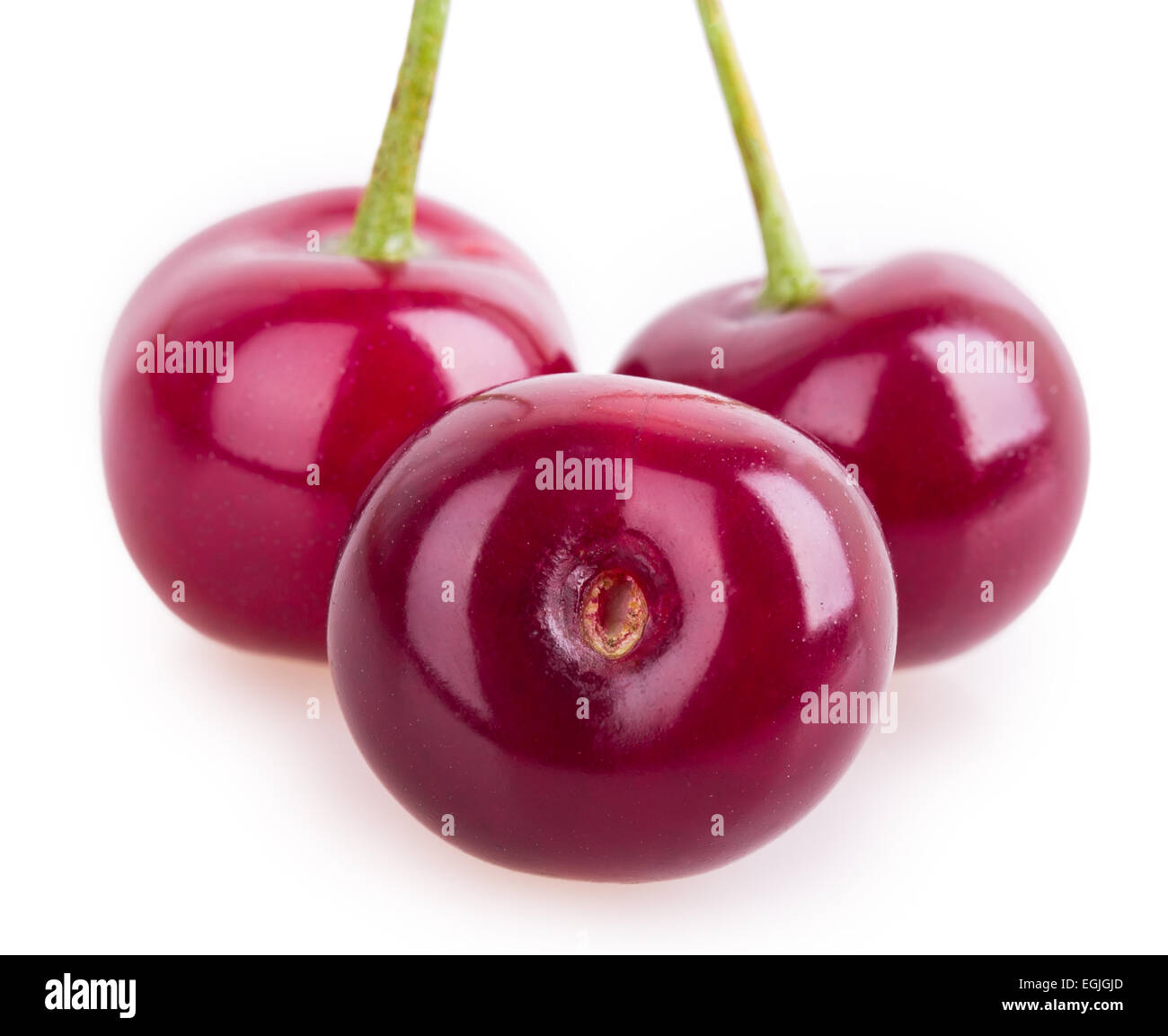 cherry isolated on white background Stock Photo - Alamy