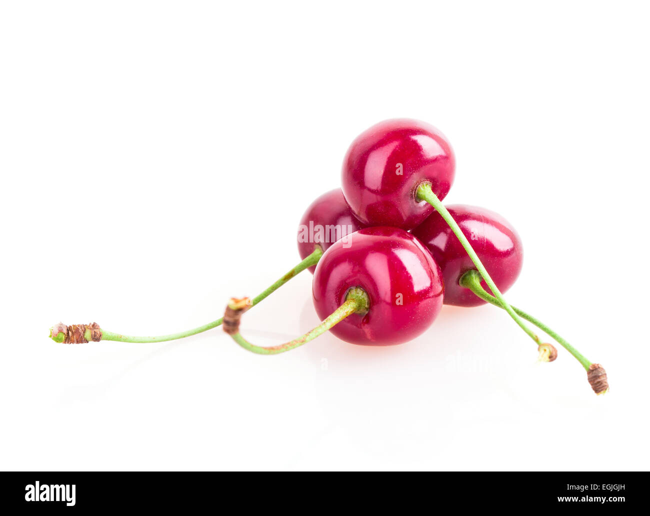 cherry isolated on white background Stock Photo - Alamy