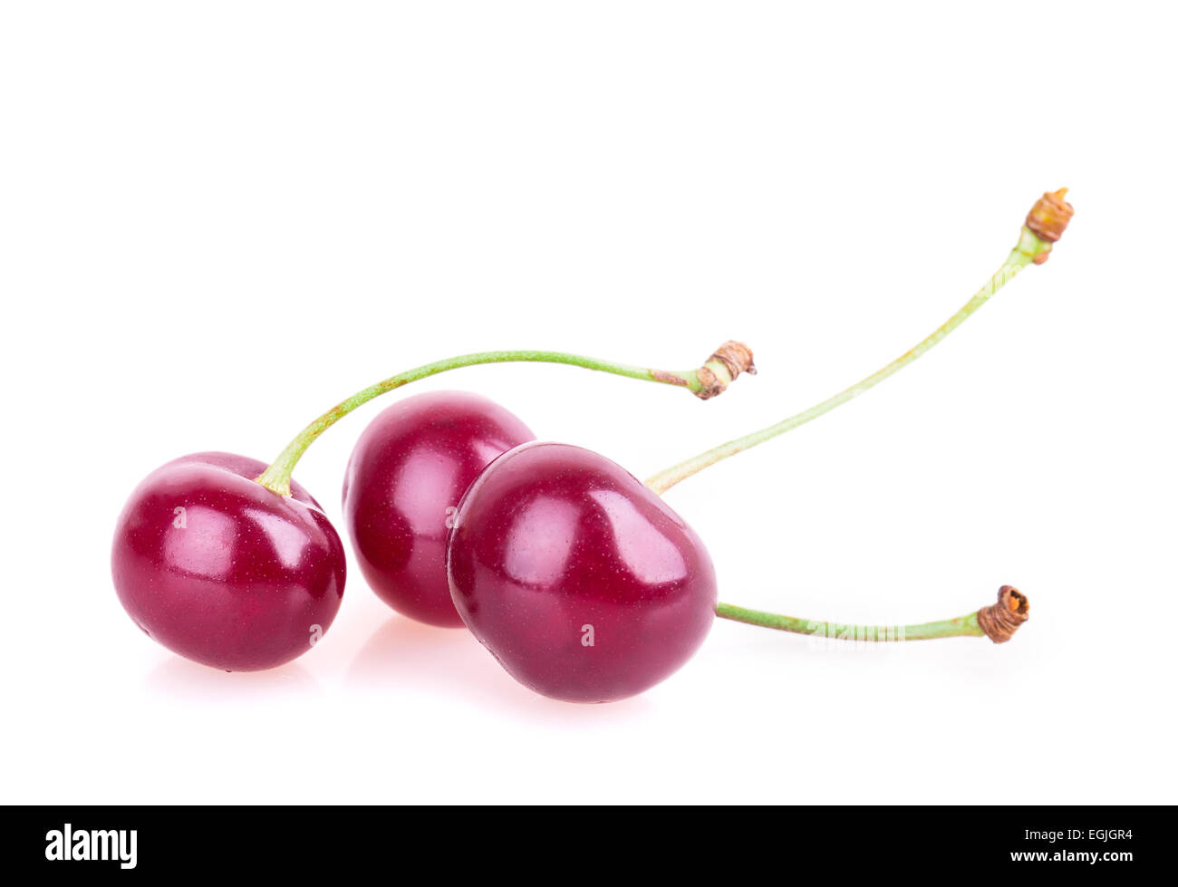 cherry isolated on white background Stock Photo - Alamy