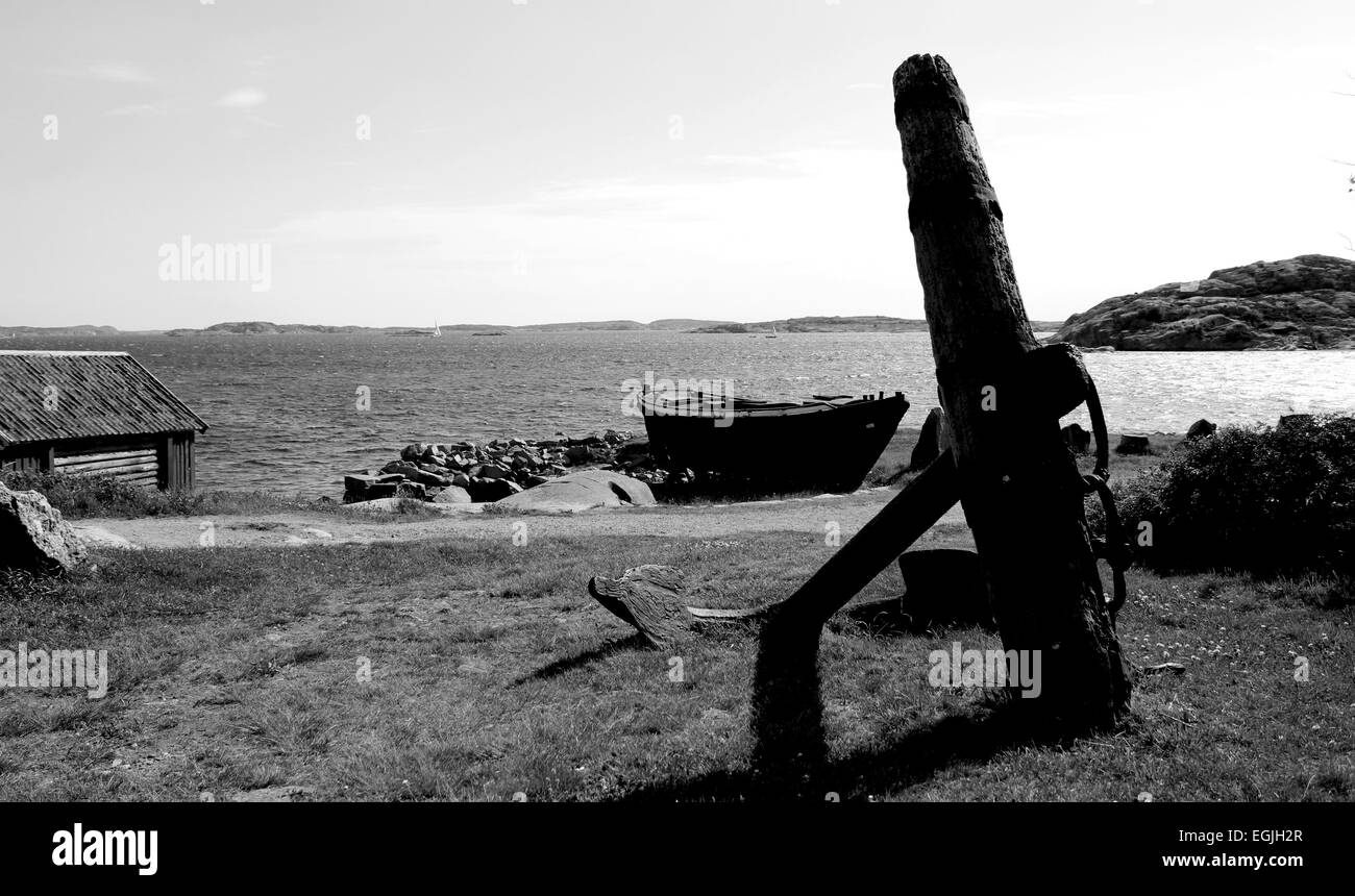 Anchor black and hi-res stock photography and images - Alamy