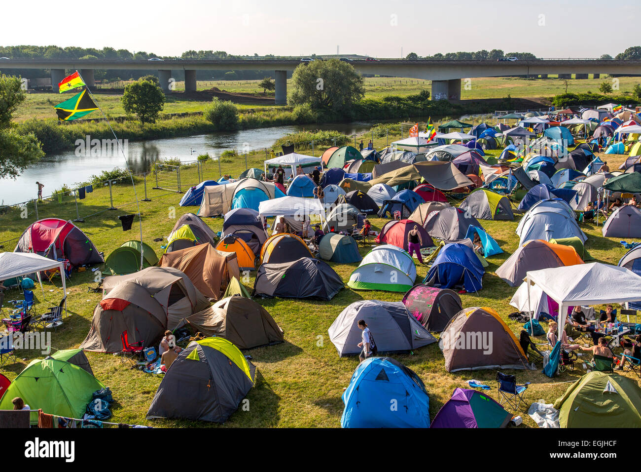 Camp ground tent hi-res stock photography and images - Alamy