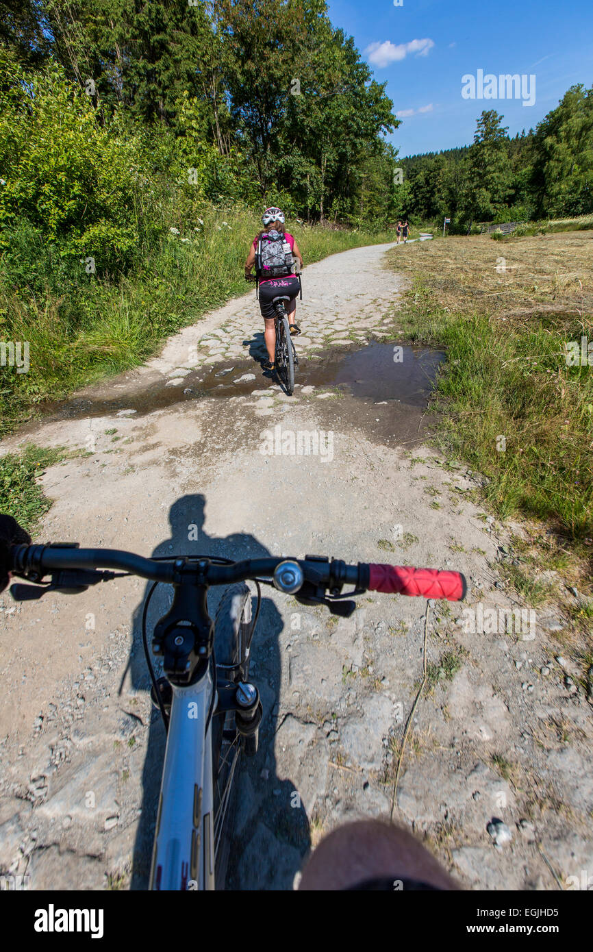 bike tour along river Ruhr, the "Ruhrtalradweg" - Ruhr valley trail ...