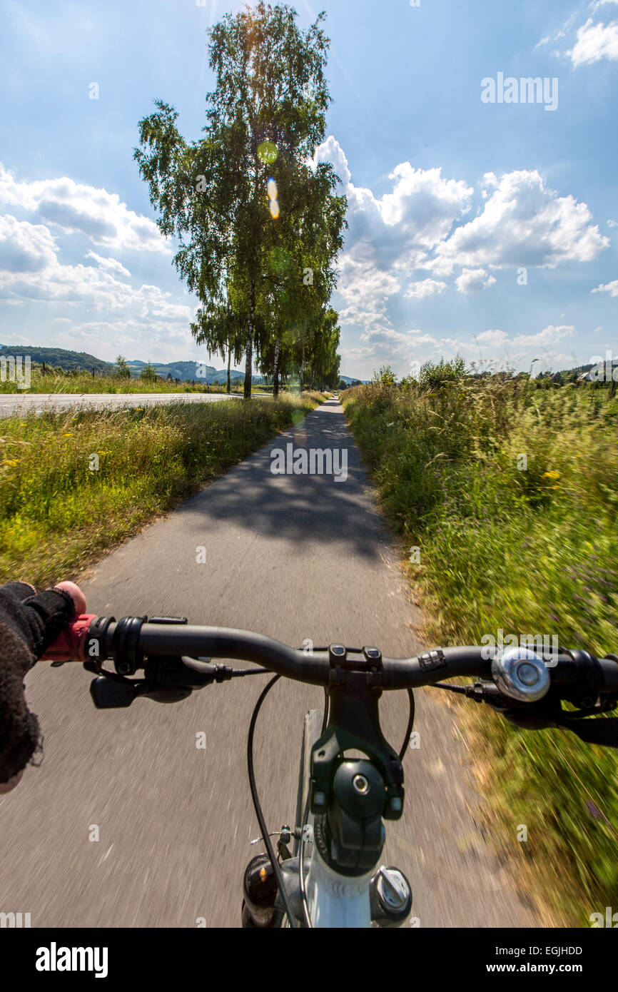 bike tour along river Ruhr, the "Ruhrtalradweg" - Ruhr valley trail ...