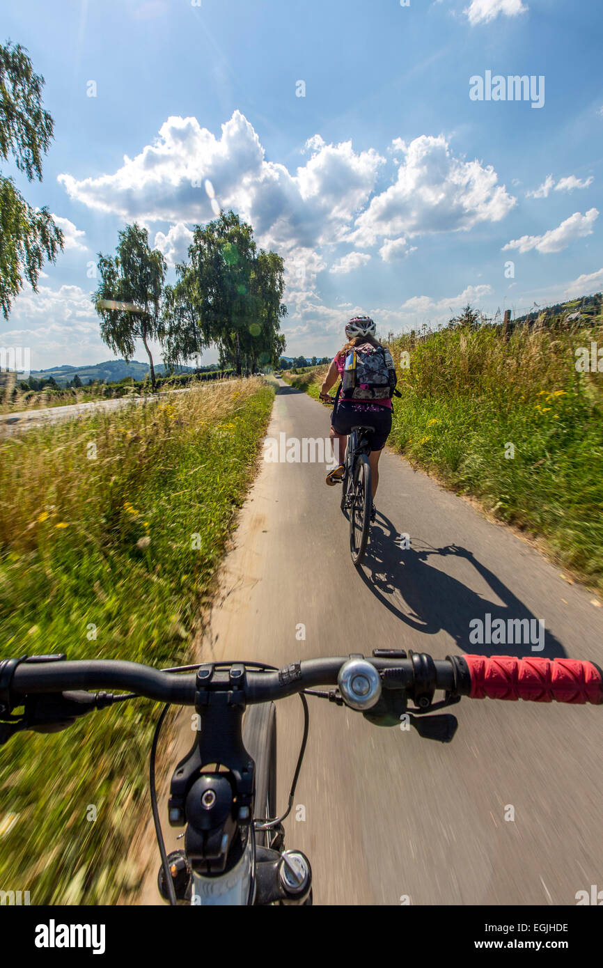 bike tour along river Ruhr, the "Ruhrtalradweg" - Ruhr valley trail ...