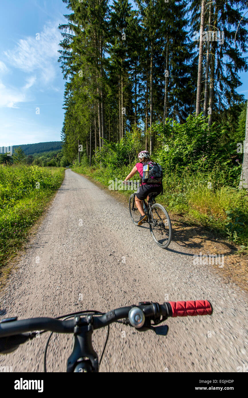 bike tour along river Ruhr, the "Ruhrtalradweg" - Ruhr valley trail ...