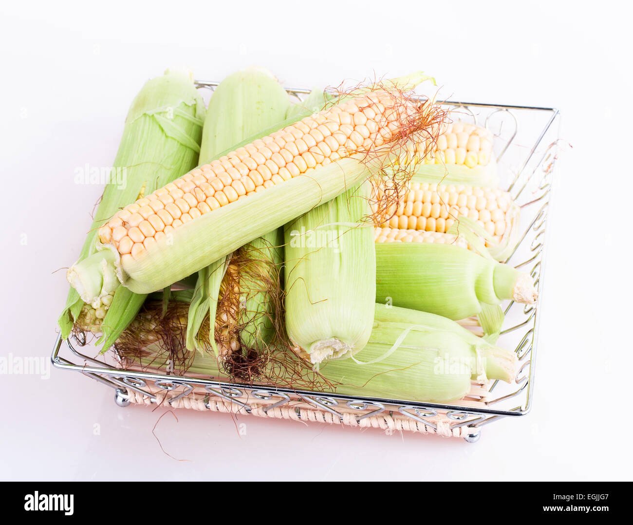 corn isolated on white background Stock Photo - Alamy