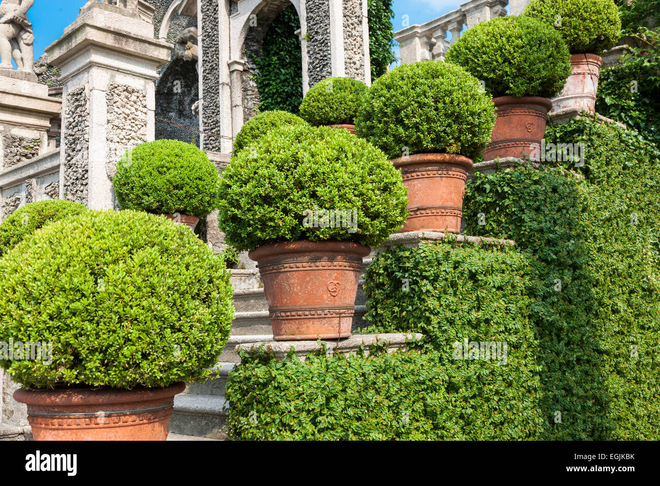 Beautiful Italian Garden Stock Photo - Alamy