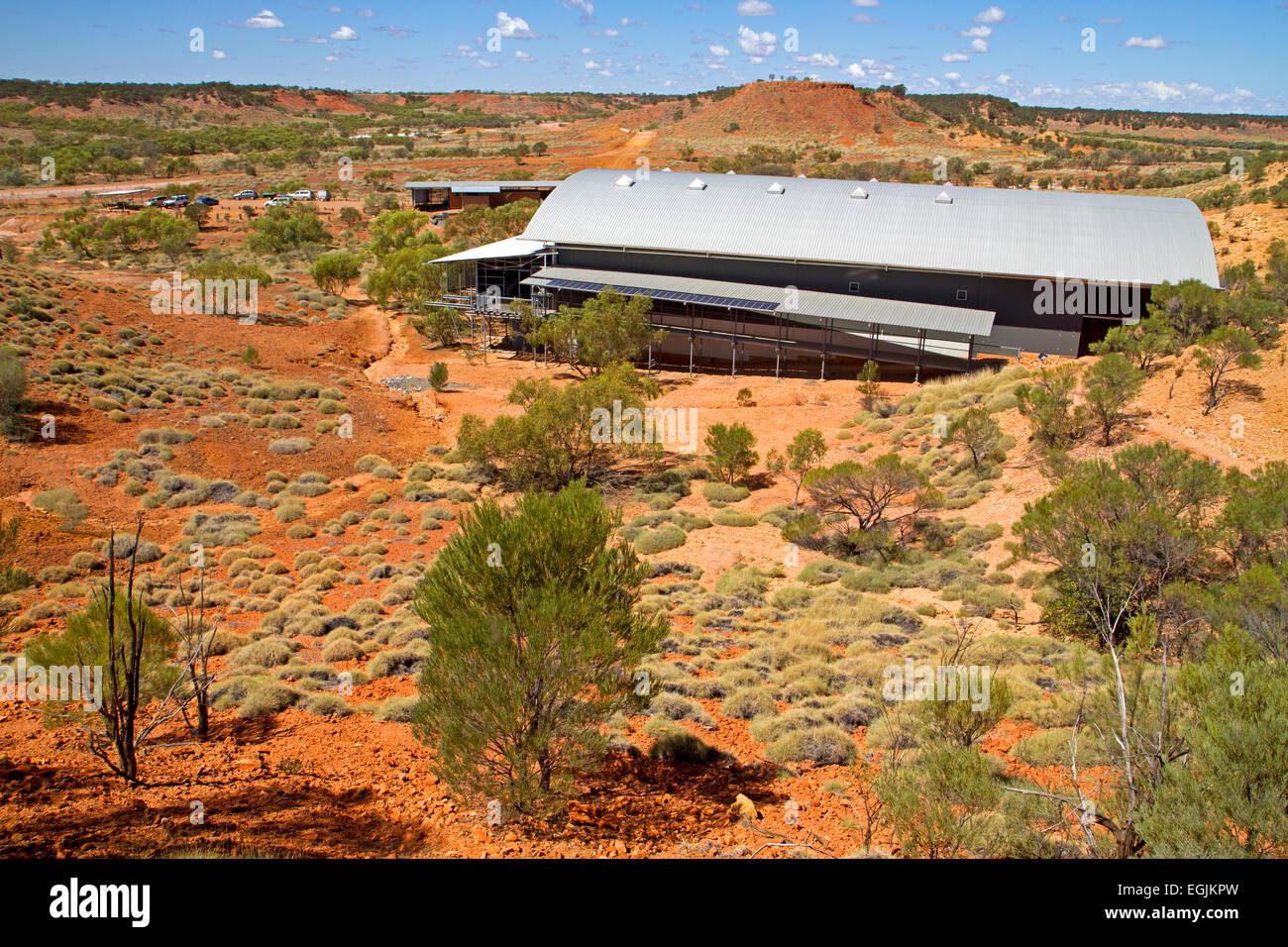 Lark Quarry Dinosaur Trackways, the site of the world's only recorded ...