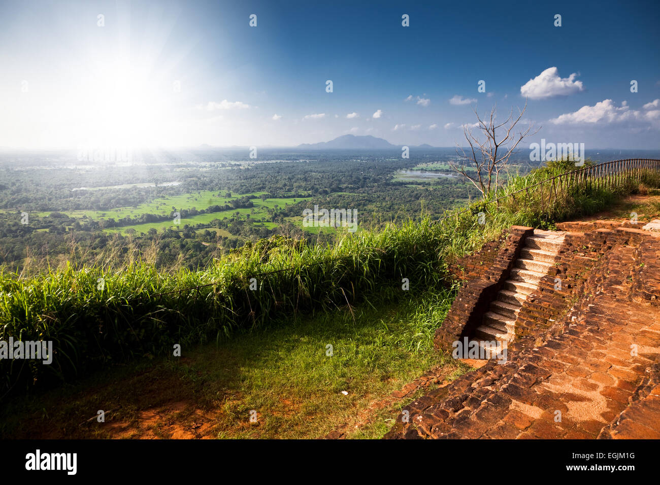 Sigiriya Lion Rock Fortress in Sri Lanka Stock Photo - Alamy