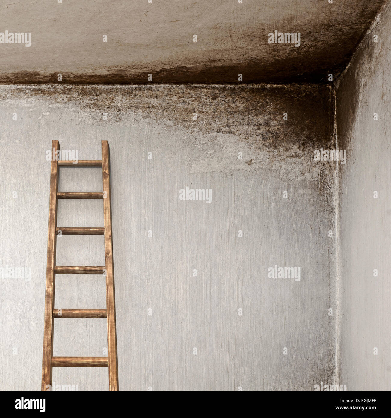 Wooden ladder hi-res stock photography and images - Alamy