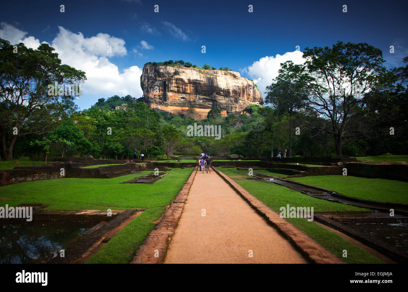 Sigiriya Lion Rock Fortress in Sri Lanka Stock Photo - Alamy