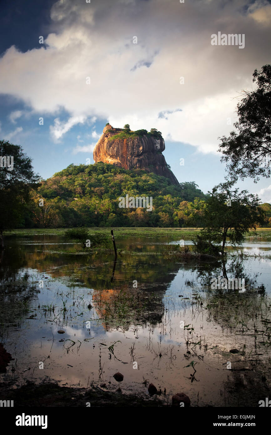 Sigiriya Lion Rock Fortress in Sri Lanka Stock Photo - Alamy