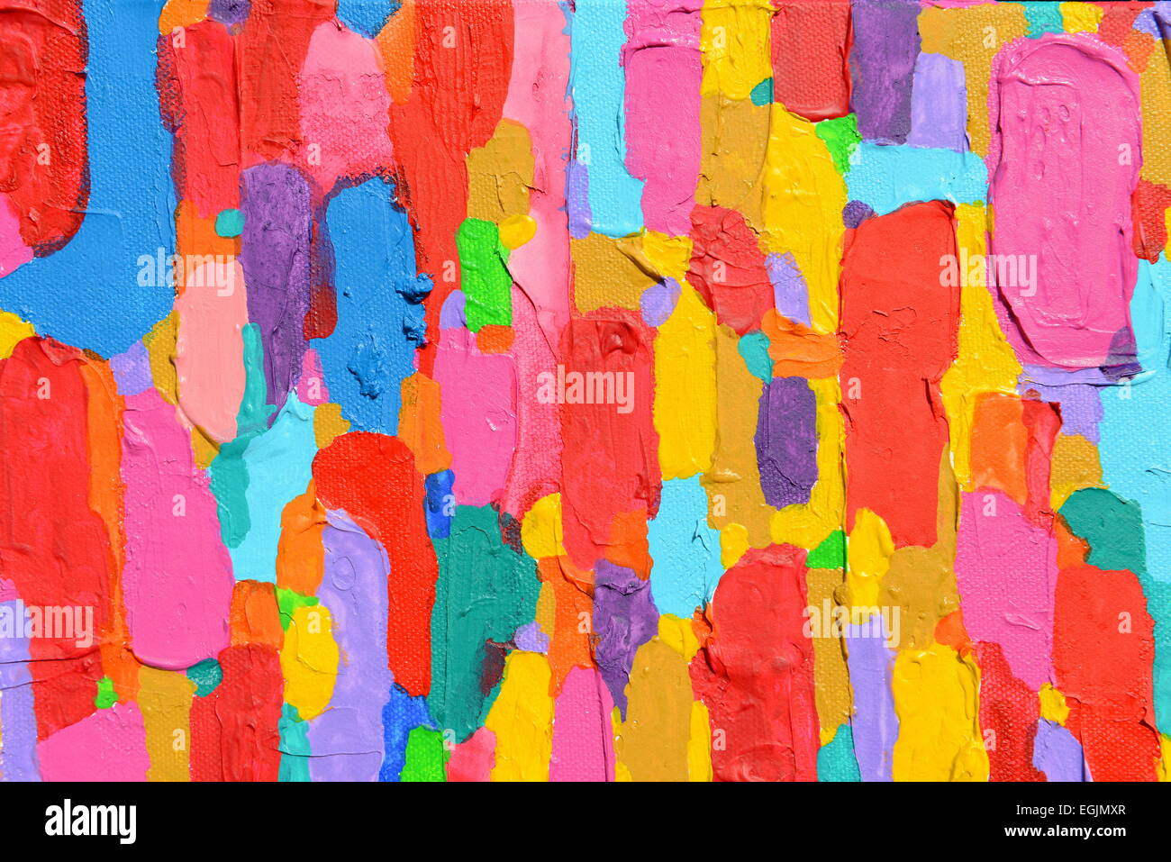 Texture, background and Colorful Image of an original Abstract Painting ...