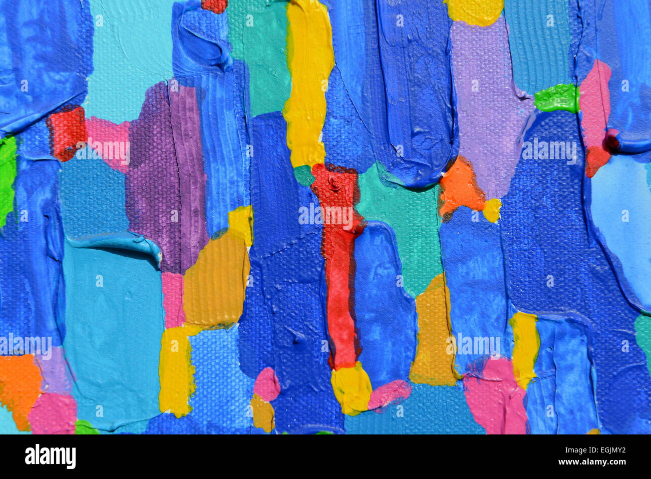 Texture, background and Colorful Image of an original Abstract Painting ...