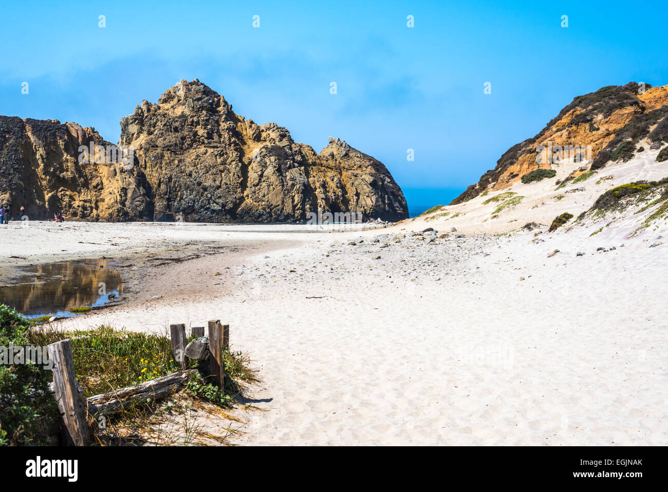 View of Pfeiffer Beach. Pfeiffer Big Sur State Park, California, United ...