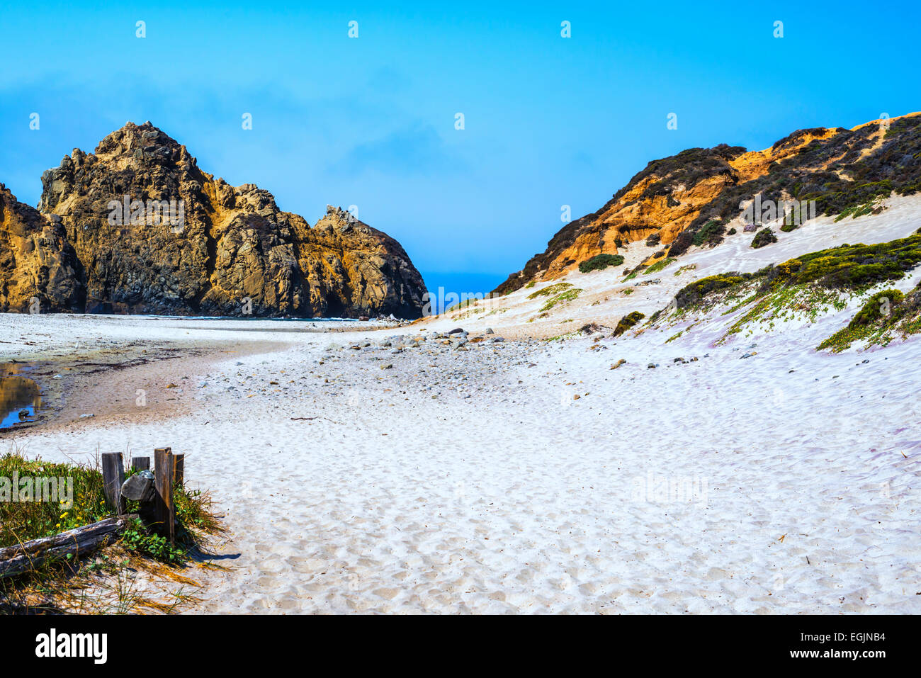 View of Pfeiffer Beach. Pfeiffer Big Sur State Park, California, United ...