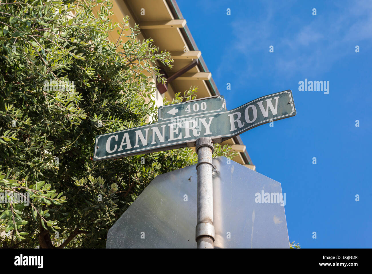 Cannery Row street sign. Monterey, California, United States Stock ...