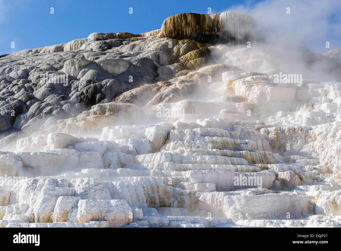 Yellowstone National Park, Wyoming - The Devil's Thumb attraction hows ...