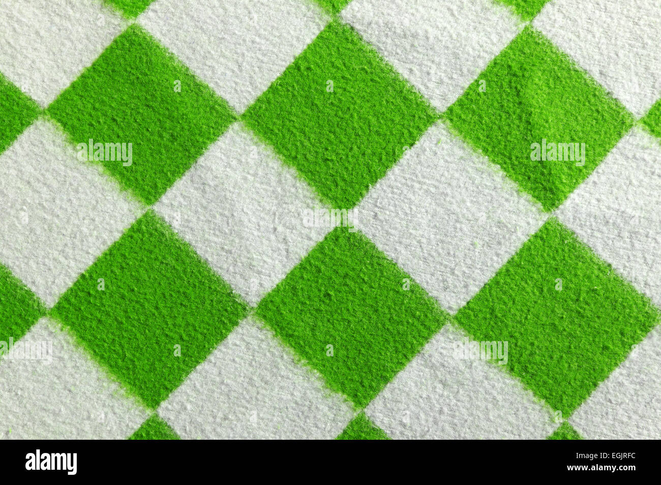 green white plaid blanket Stock Photo - Alamy