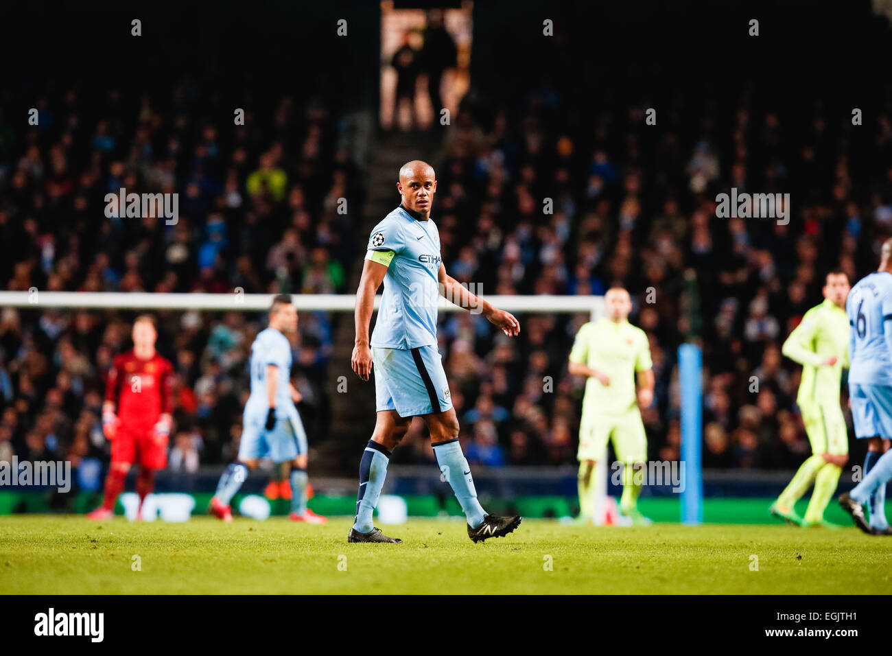 Manchester, UK. 24th Feb, 2015. Vincent Kompany (Man C) Football/Soccer ...