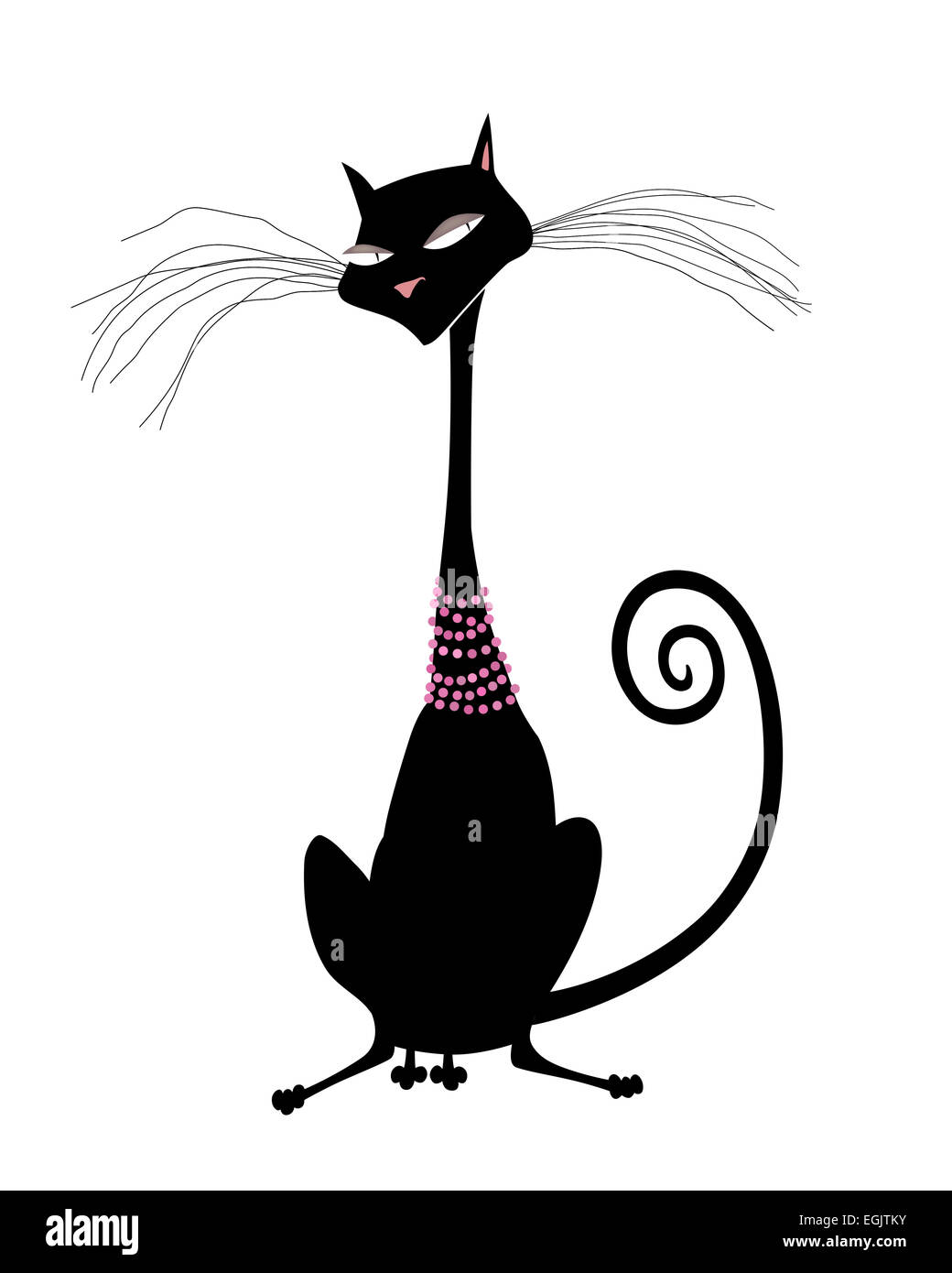 Stylized cat hi-res stock photography and images - Alamy