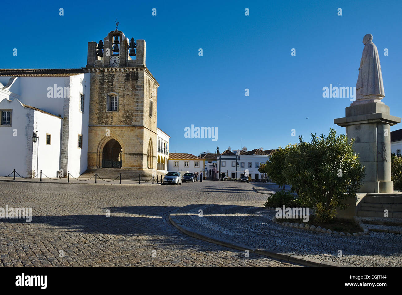 Se church (Igreja da Se). Faro, Algarve, Portugal Stock Photo - Alamy