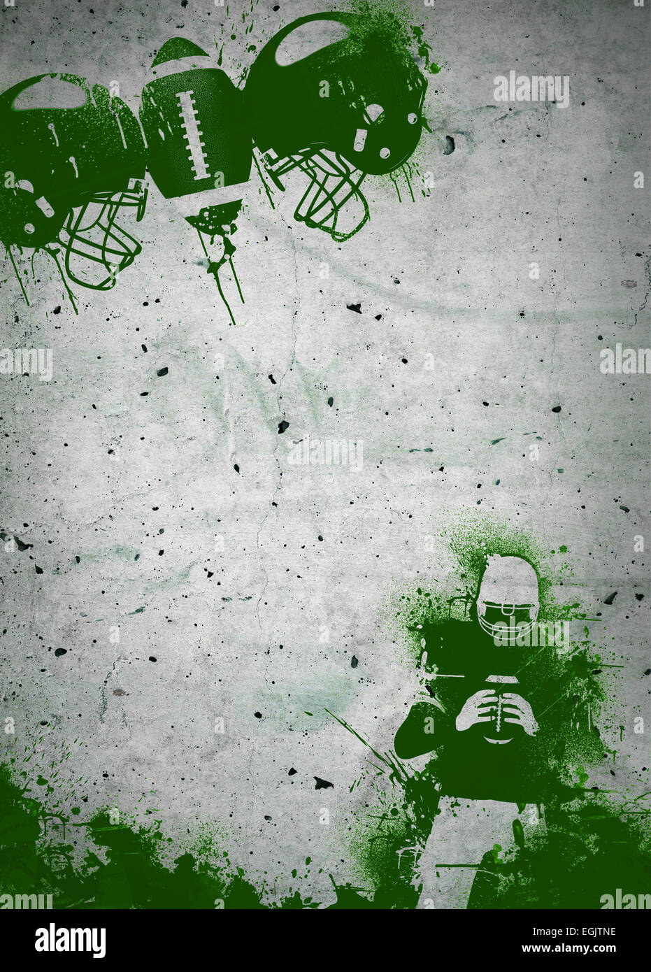 Abstract grunge american football invitation poster or flyer background ...