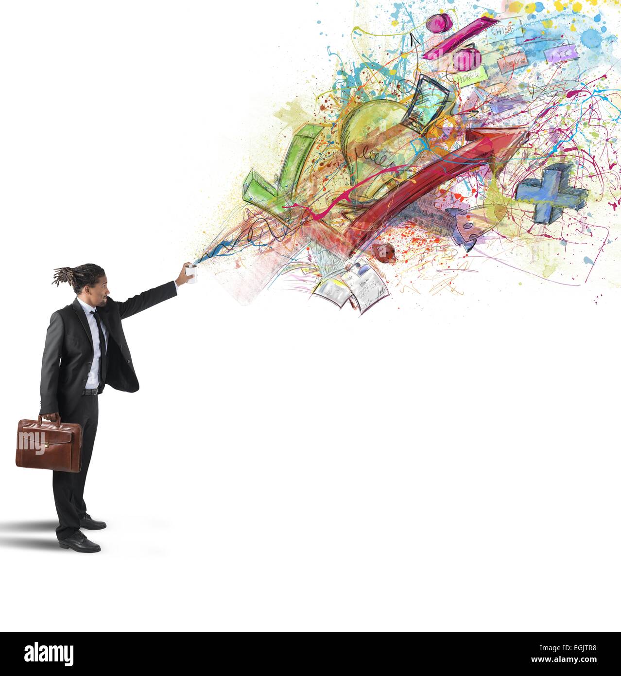 Colors diagrams and statistics Stock Photo - Alamy