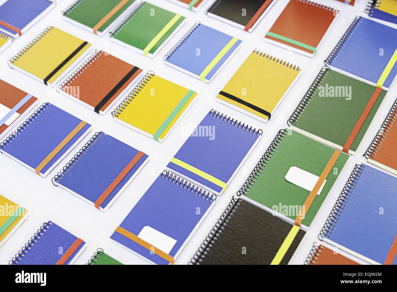 Notebooks color, detail about paper books, notes and paper Stock Photo ...