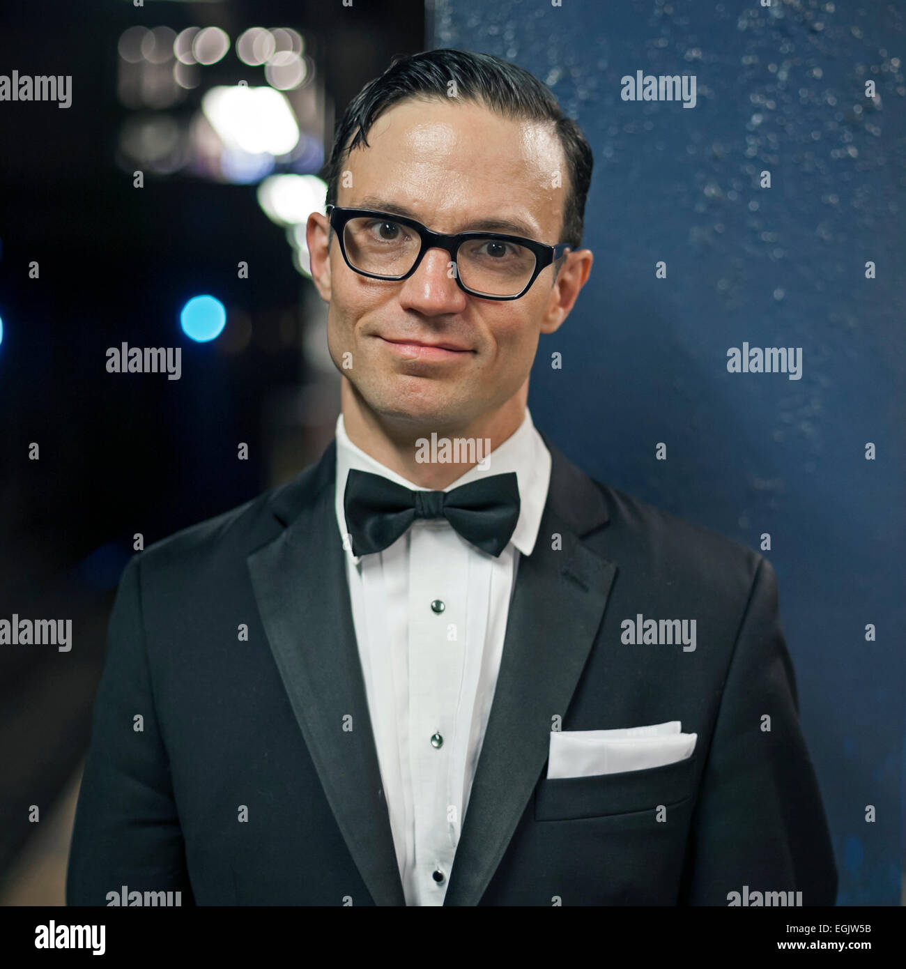 Man with fancy glasses hi-res stock photography and images - Alamy