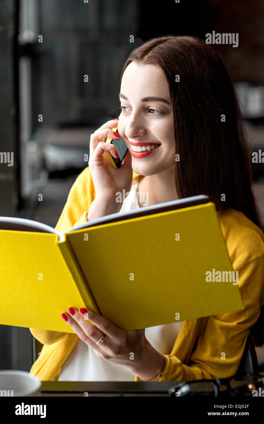 Woman book talk hi-res stock photography and images - Alamy