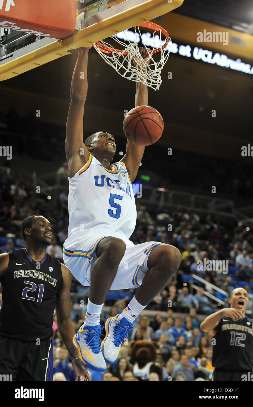 Los Angeles, CA, USA. 25th Feb, 2015. UCLA Bruins forward Kevon Looney ...
