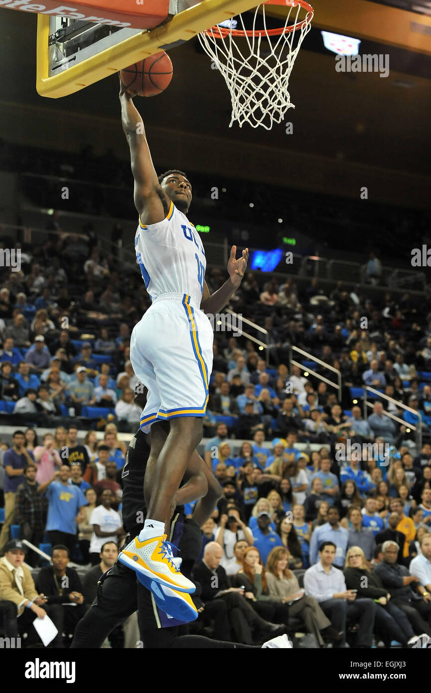 Los Angeles, CA, USA. 25th Feb, 2015. UCLA Bruins guard Isaac Hamilton ...